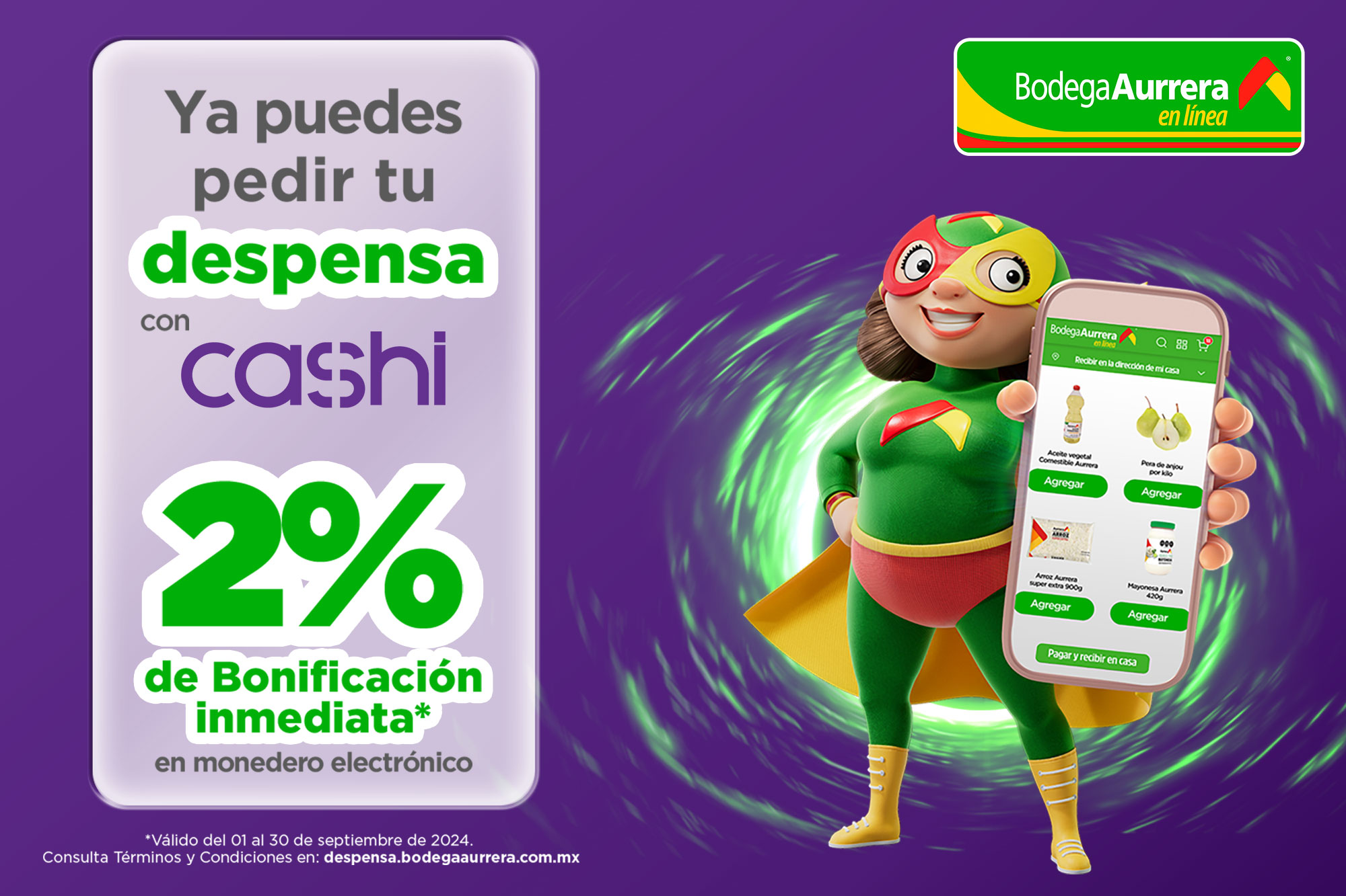 Paga tu despensa con Cashi Entre Campeonas